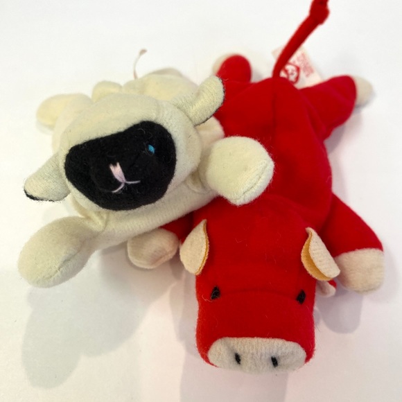 Ty | Toys | Ty Teenie Beanie Babies For Mcdonalds Chops The Lamb And ...